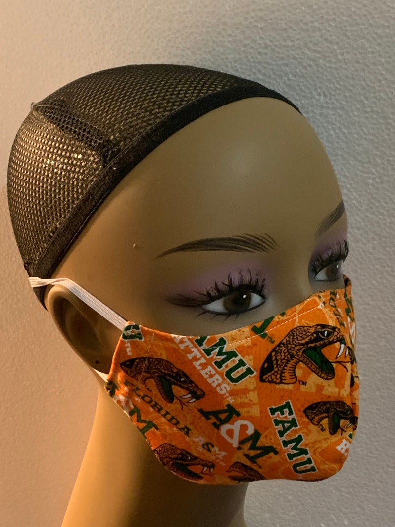 2 For 15 FAMU HBCU cotton face mask stocking stuffer for | Etsy
