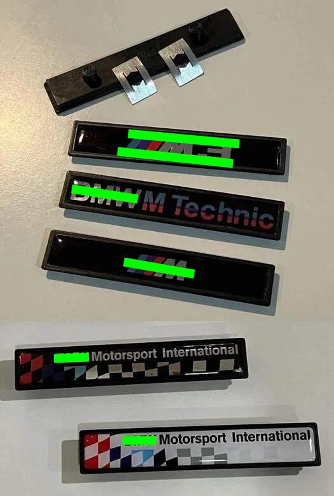 Custom Side Emblems Molding Trim Fit BMW E36 M - Fixation Springs ...