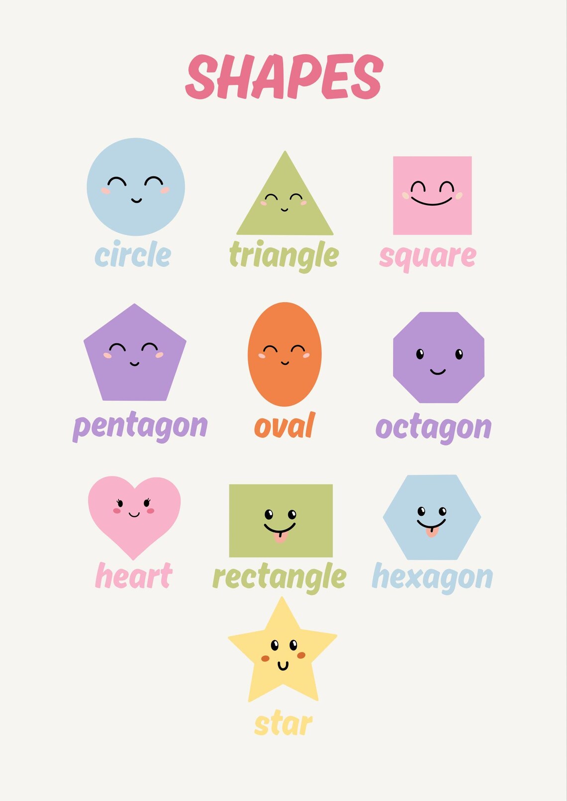 Printable Classroom Poster Set | Kids Educational Wall Art | Classroom ...