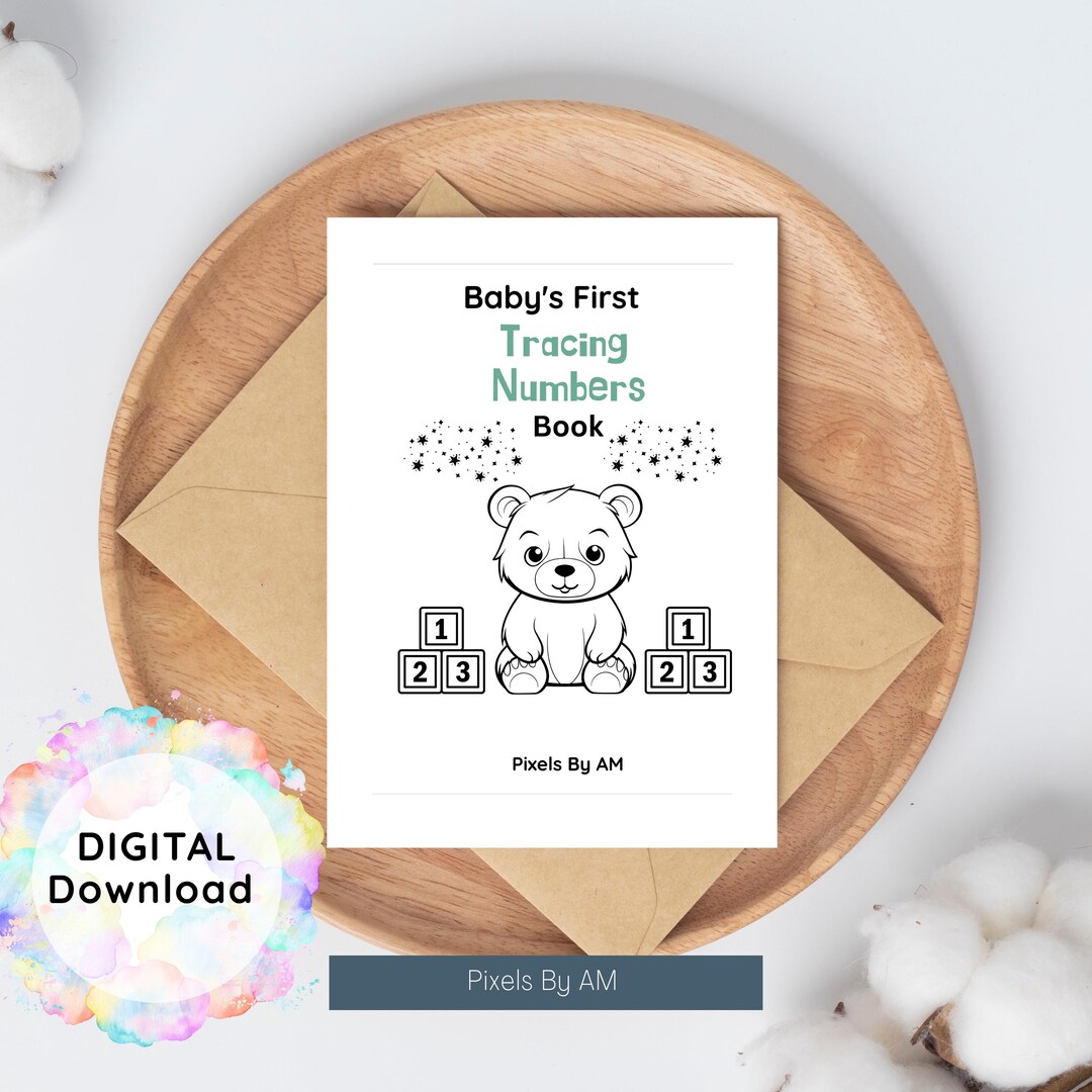 Baby's First Tracing Numbers Book L Printable Number Tracing Worksheets ...