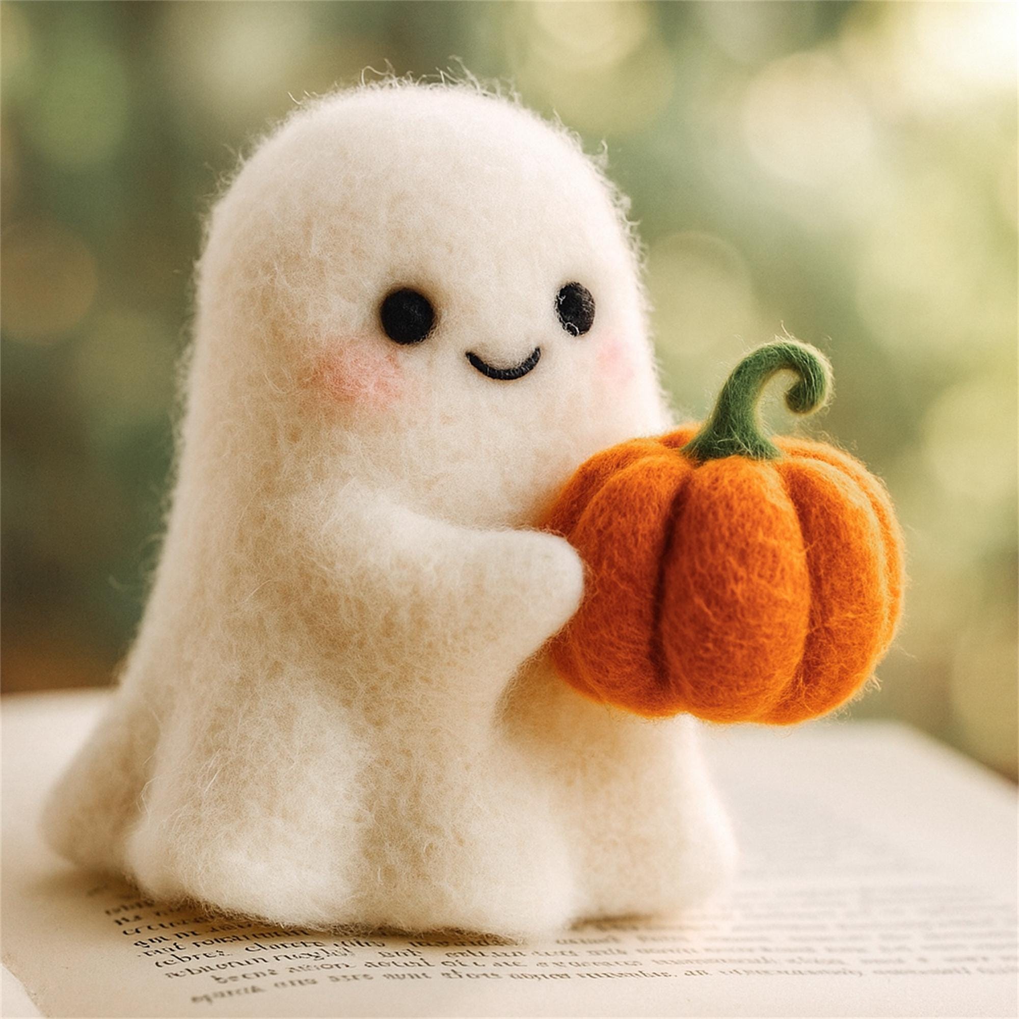 Handmade Felt Halloween Ghosts, Adopt a Ghost,unique Halloween Gift for ...