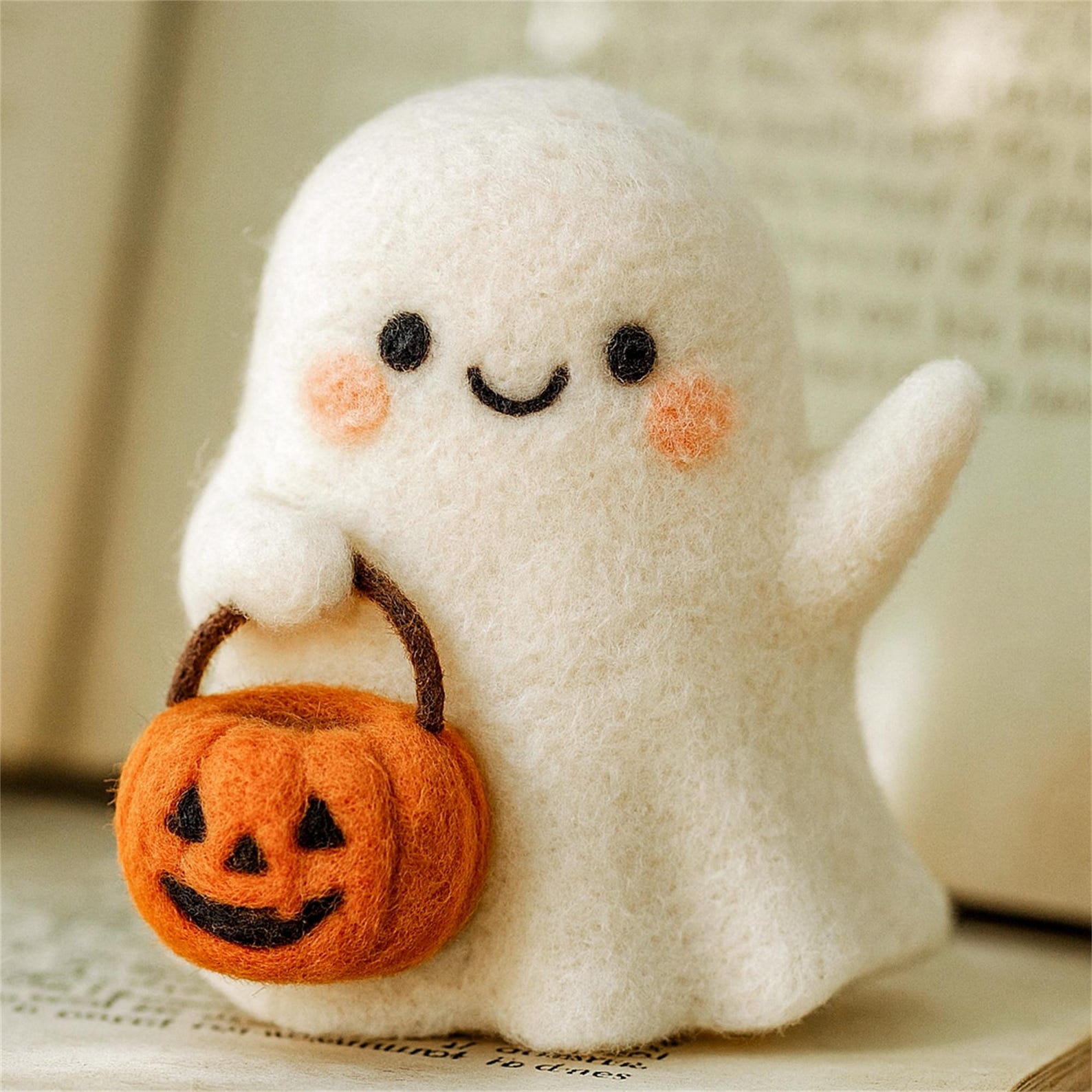 Handmade Felt Halloween Ghosts, Adopt a Ghost,unique Halloween Gift for ...