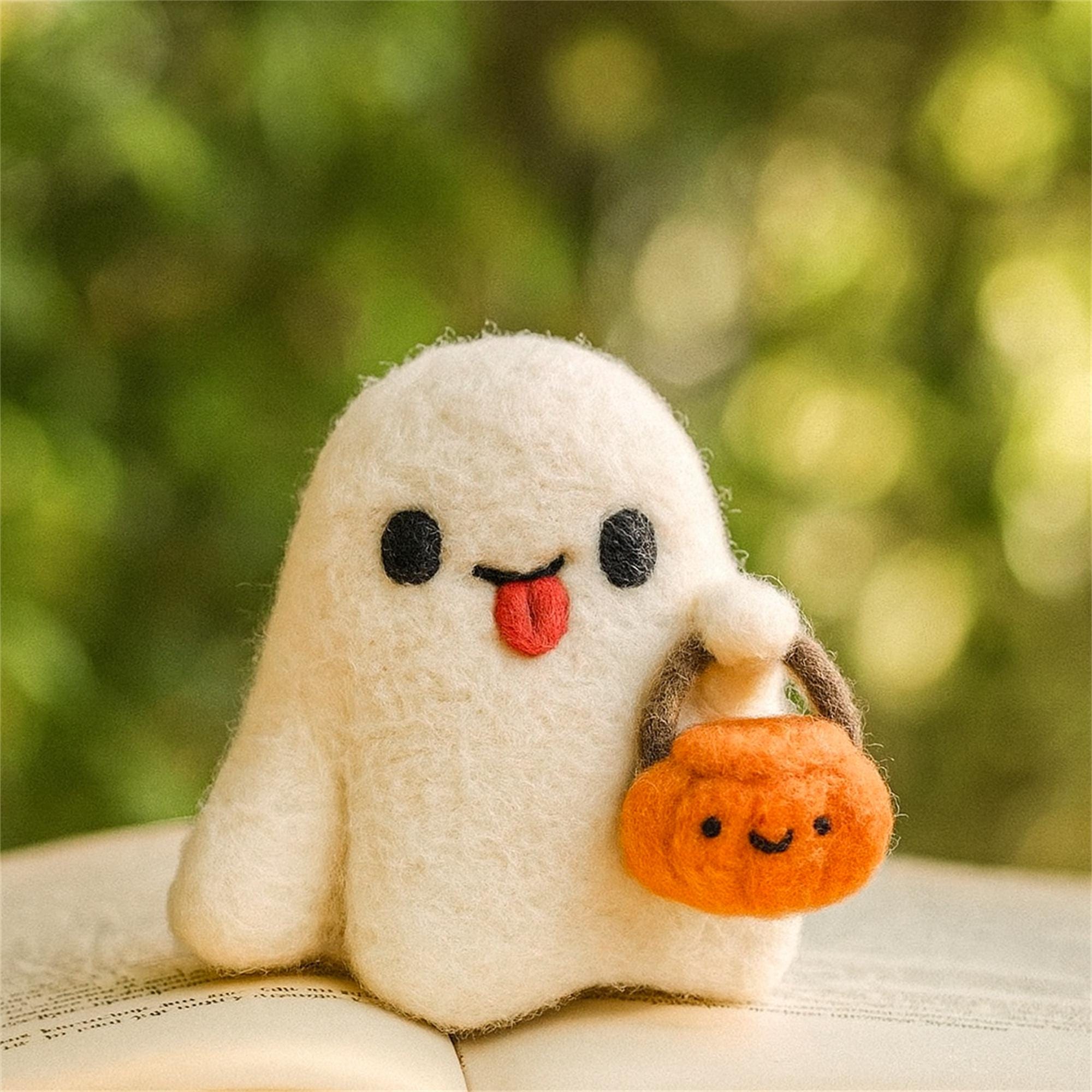 Handmade Felt Halloween Ghosts, Adopt a Ghost,unique Halloween Gift for ...