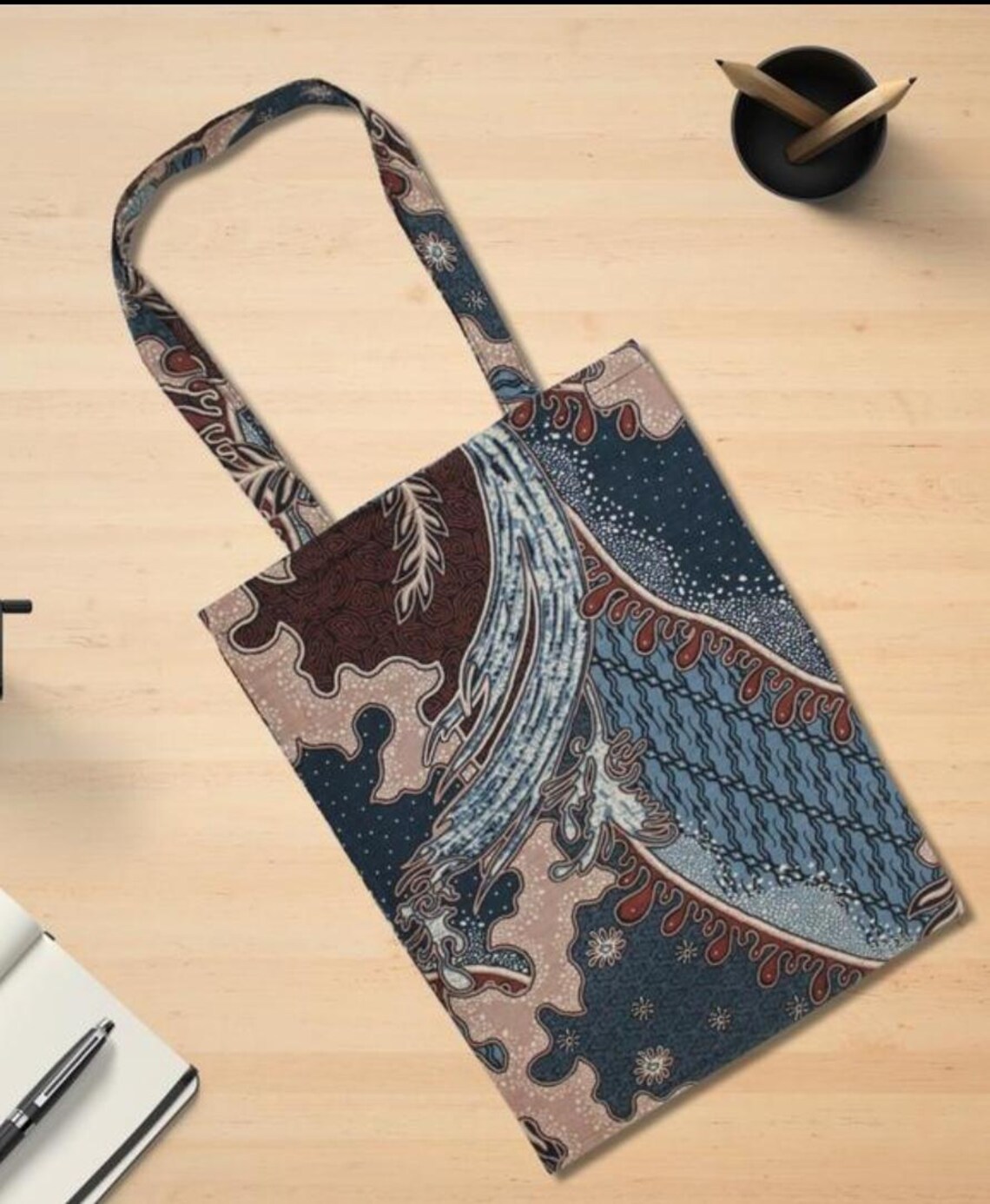 Limited Edition Batik Cotton Totebag – Eco-friendly Shopping Bag ...