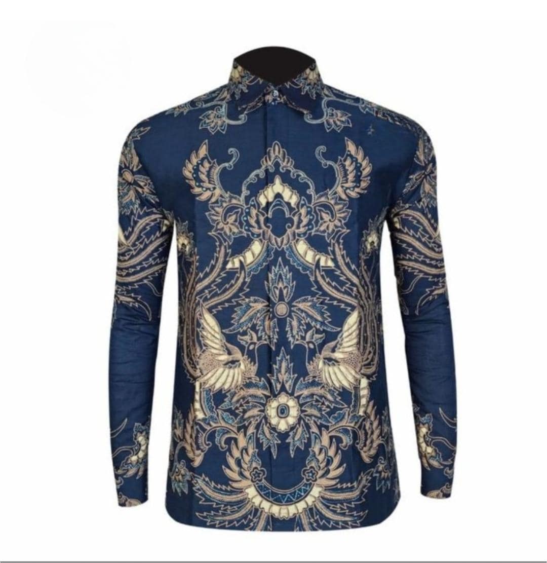 Premium LONG SLEEVES SHIRT Design A Vintage Batik From Indonesian ...