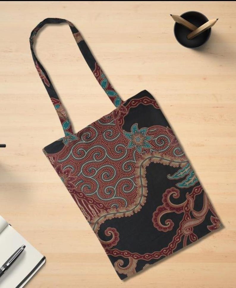 Limited Edition Batik Cotton Totebag – Eco-friendly Shopping Bag ...