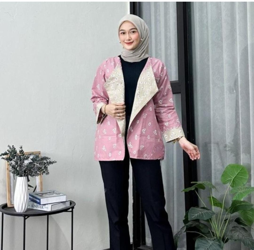 BLAZER Vintage Batik From Indonesian Traditional Culture, Javanese ...