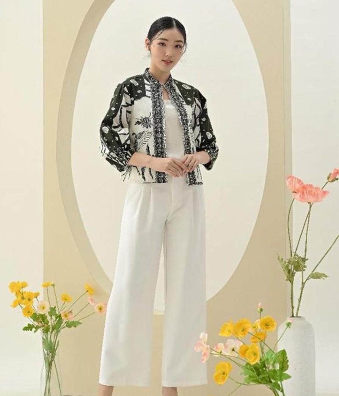 ORIENTAL JACKET Vintage Batik From Indonesian Traditional Culture ...