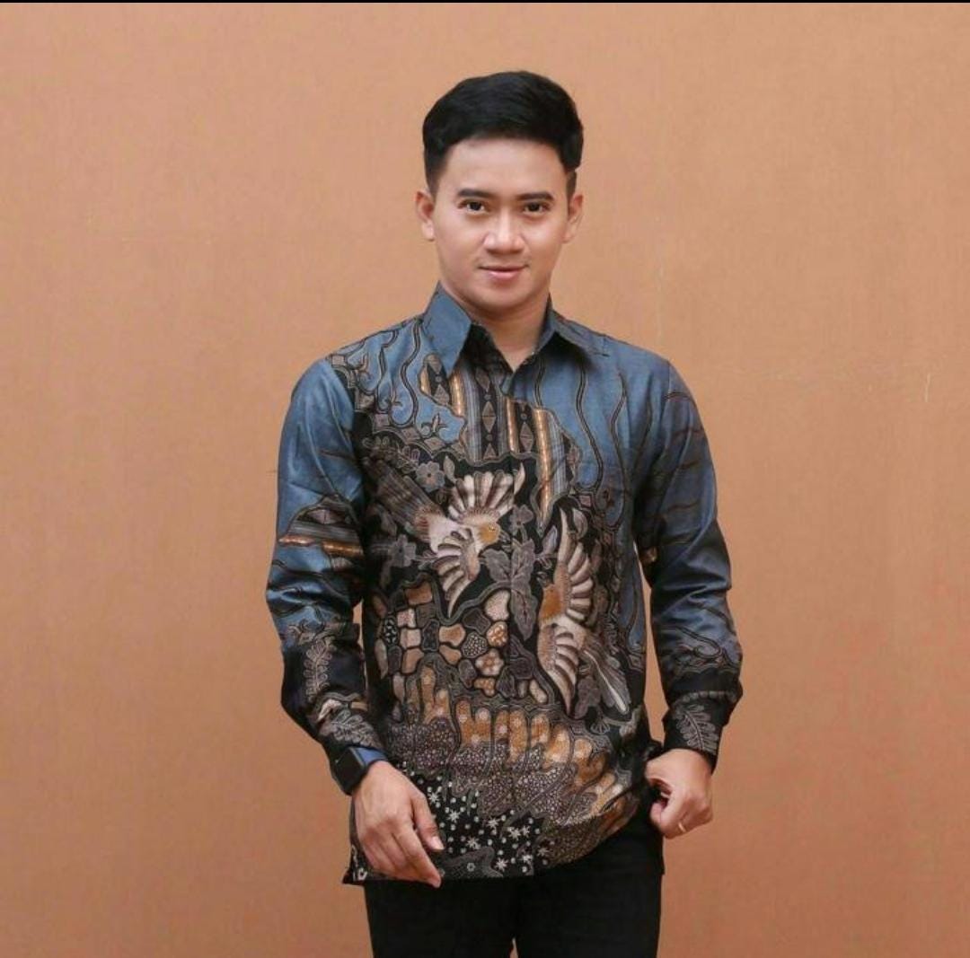 LONG SLEEVES SHIRT Design B Vintage Batik From Indonesian Traditional ...