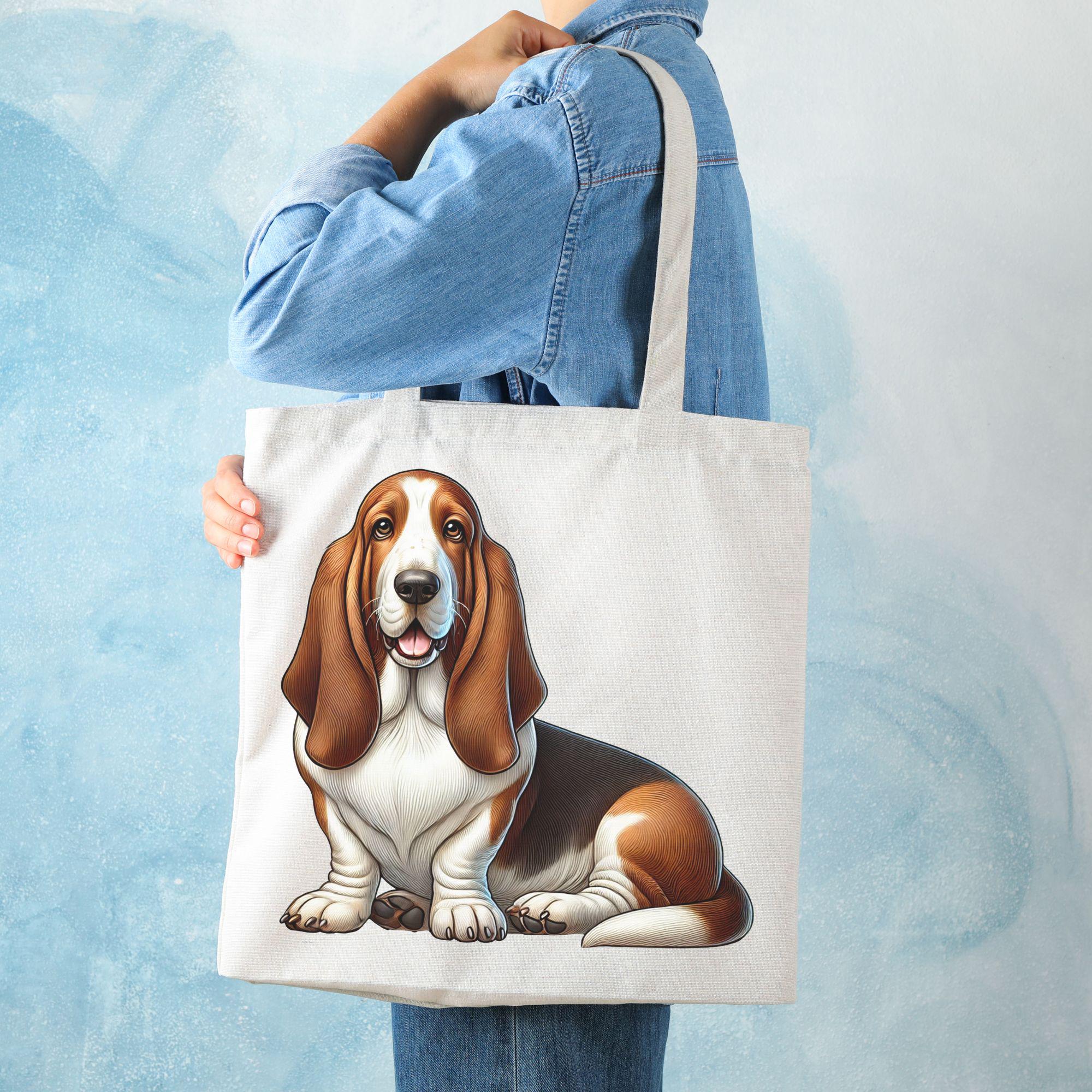 Dogs Clipart, 5 PNG Adorable Basset Hound Graphics, Cute Basset Dog ...