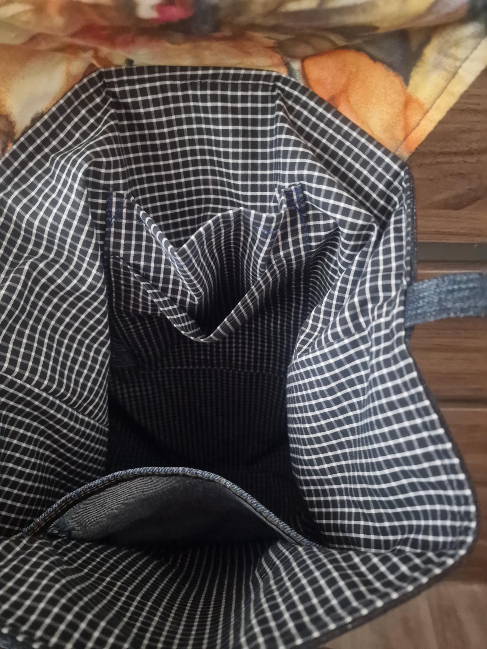 Upcycled Denim Backpack - Etsy