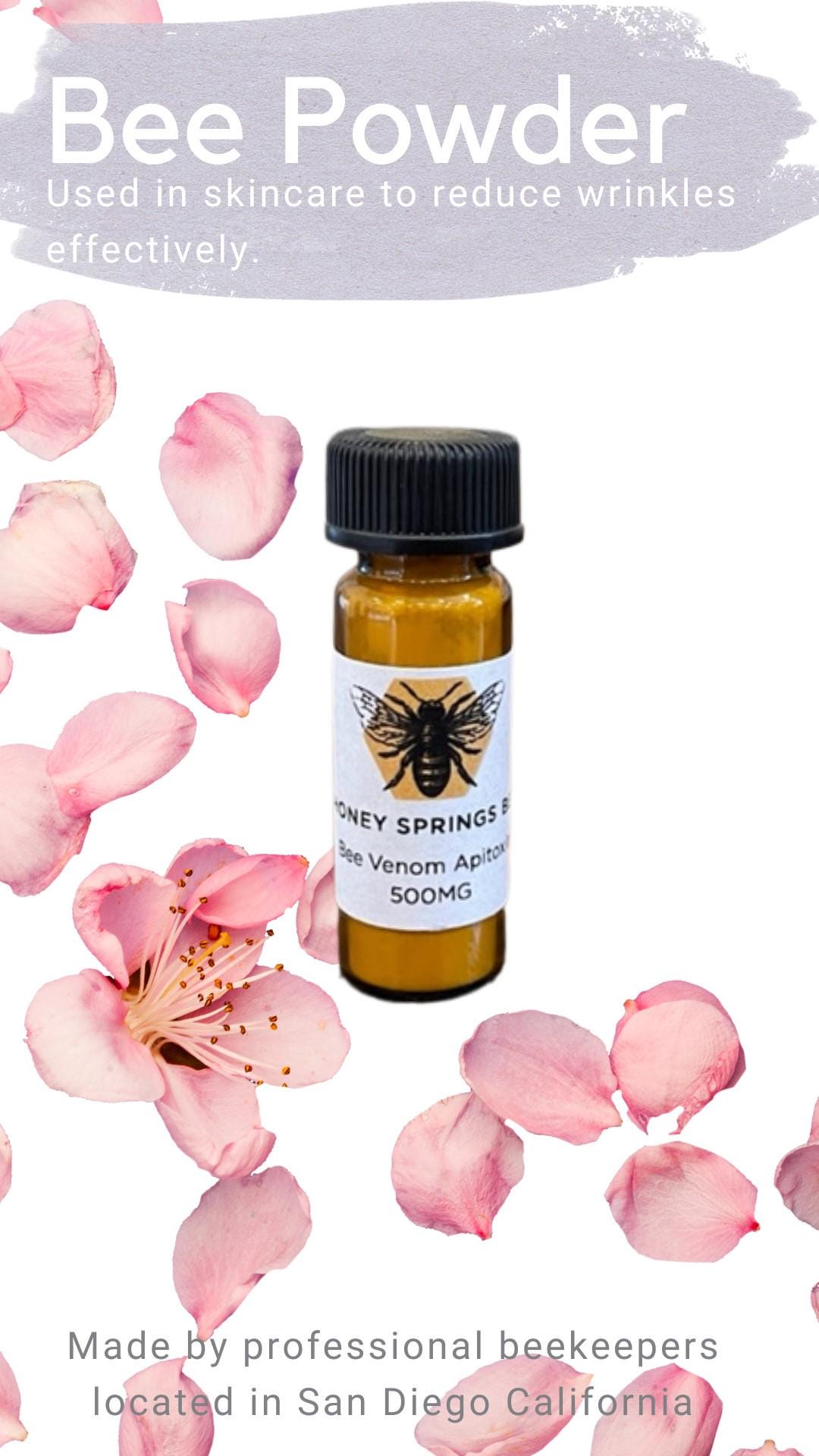 Pure Bee Venom Powder (1g) - Etsy