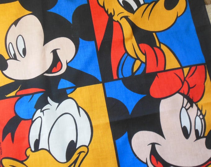Disney Characters Themed Bandana, Bright Colors, Made in USA - Etsy