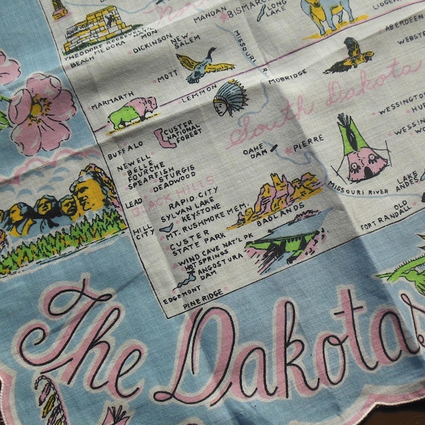 State Handkerchief - Etsy