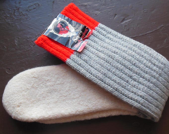 Vintage Seneca Red Jacket Wool Socks, New Old Stock Labeled - Etsy