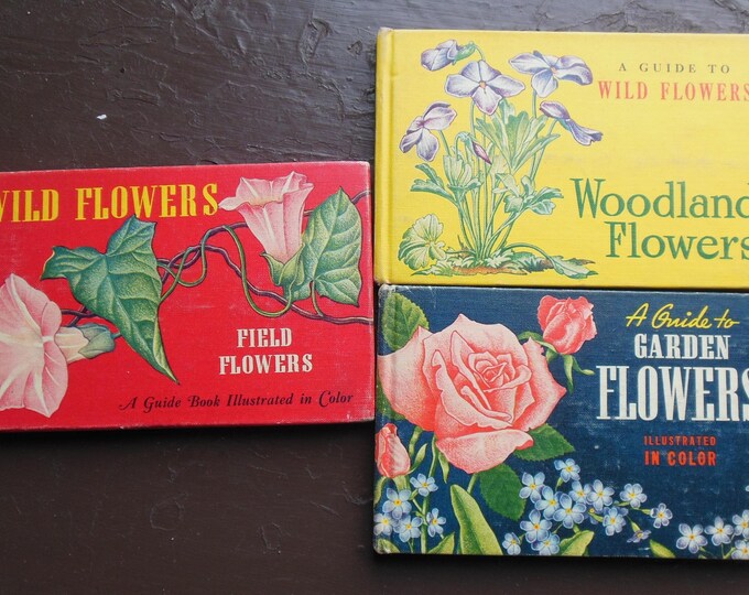 Flower Guide Book Set, 3 Books, 1945 Whitman Publishing - Etsy