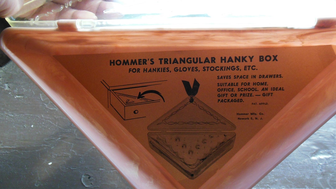 Ballerina Handkerchief Storage Box, Pink Sides - Etsy