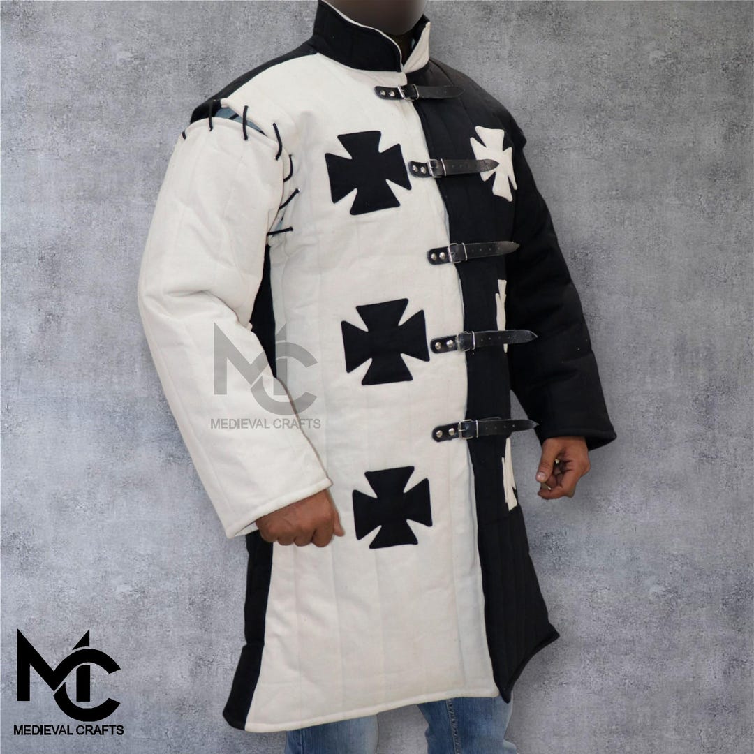 Crusader Gambeson Teutonic-style Quilted Gambeson Teutonic Knight ...