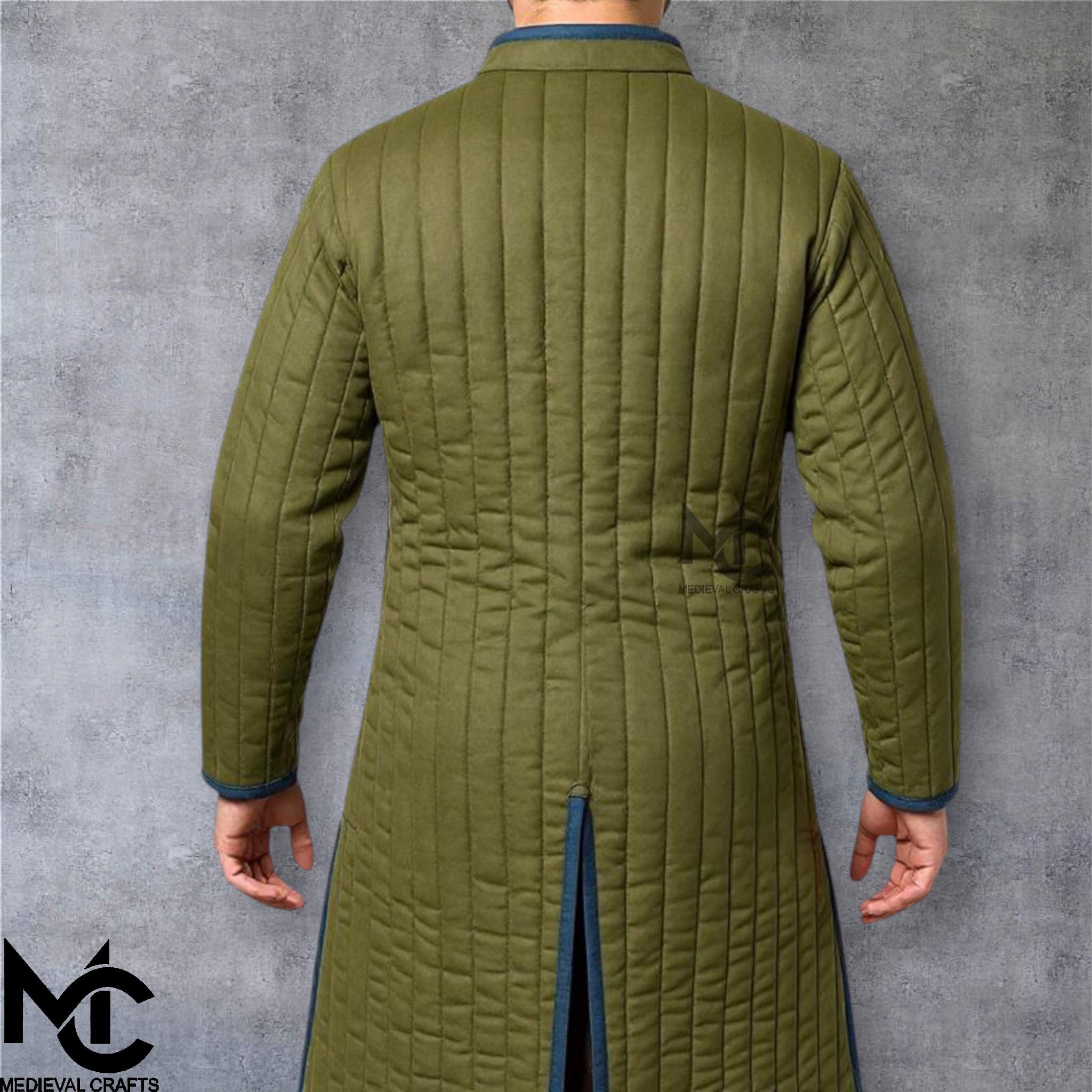 Medieval Padded Gambeson: Quilted Armor Jacket - LARP, SCA, Cosplay - Etsy