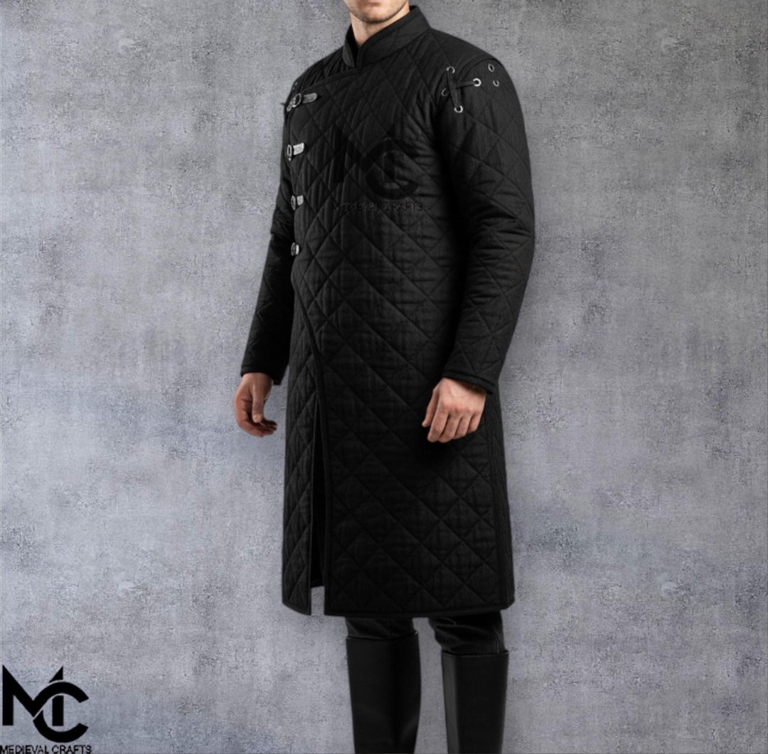 Medieval Padded Gambeson: Quilted Armor Jacket - LARP, SCA, Cosplay - Etsy
