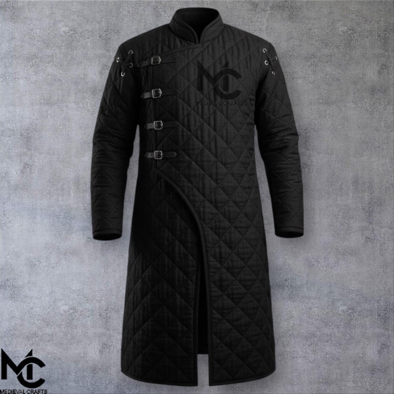 Medieval Padded Gambeson: Quilted Armor Jacket - LARP, SCA, Cosplay - Etsy