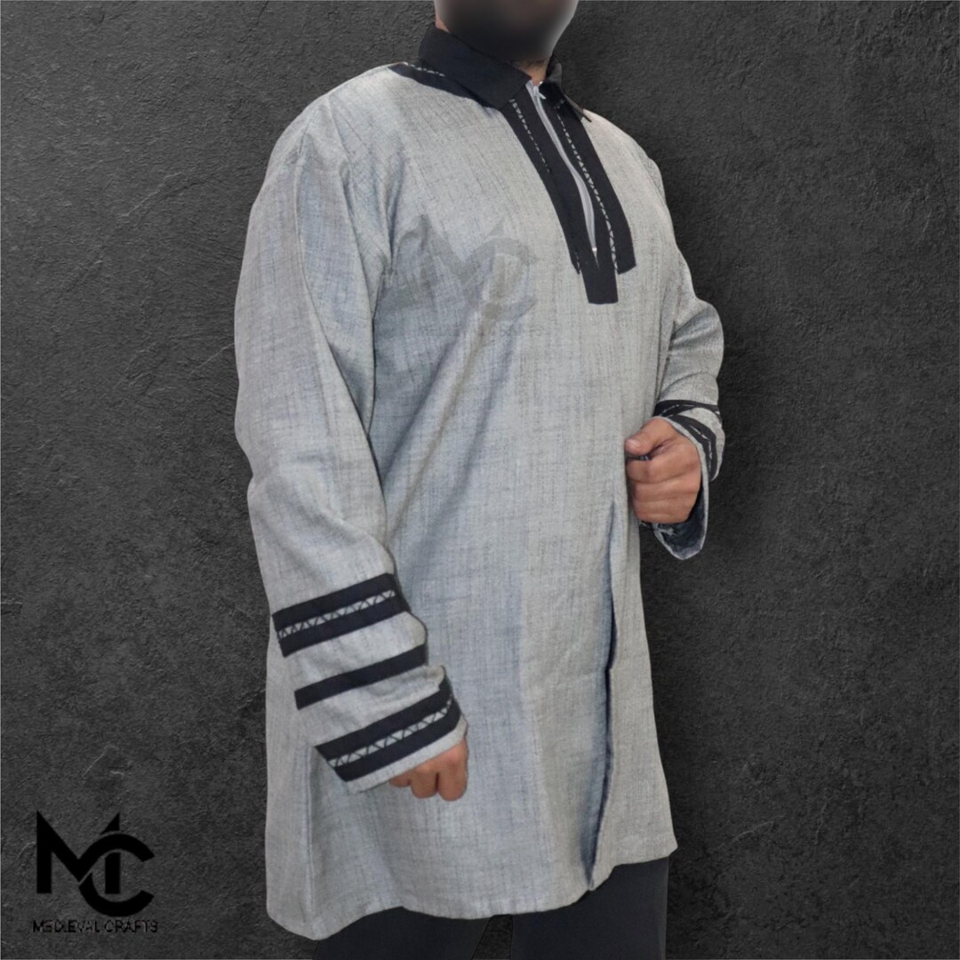 Free Tailoring Medieval Full-length Garment Tunic With Sleeves ...