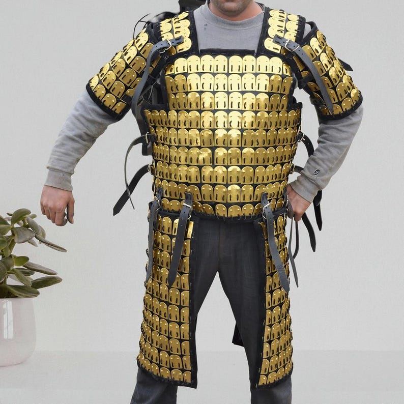 Lamellar Armour With Tassets – U-shape Plate Metal or Leather Medieval ...