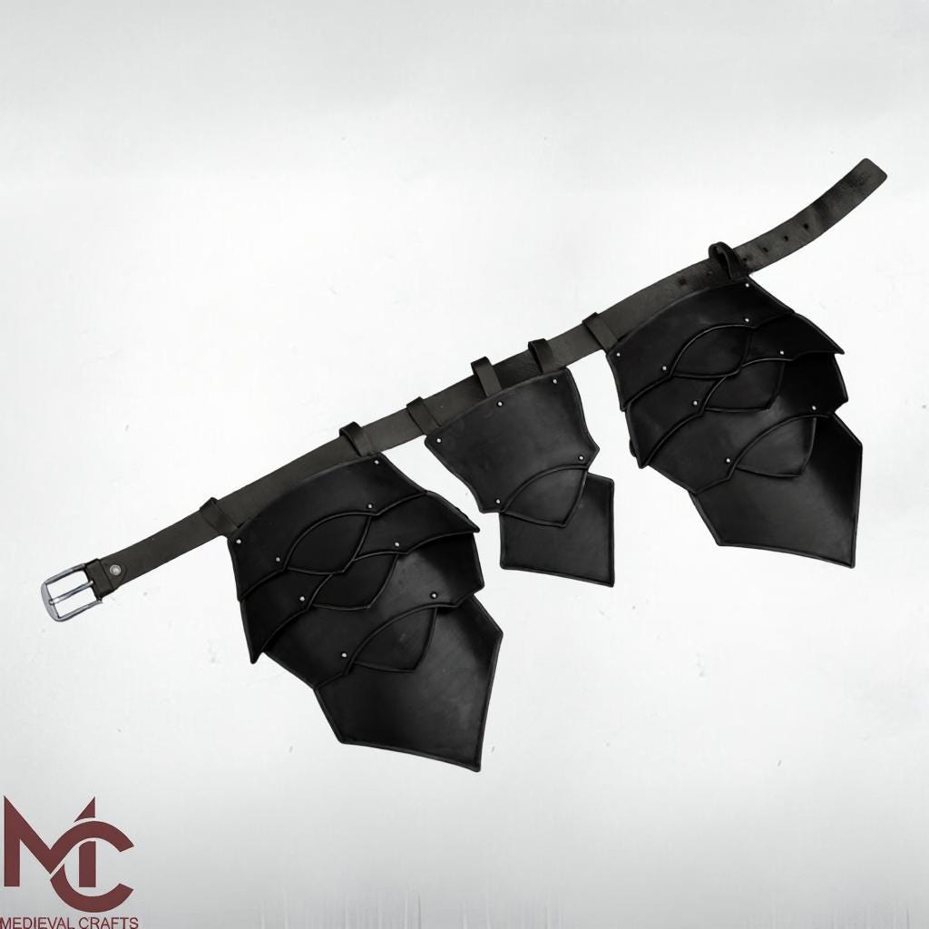 Medieval Steel Tasset Belt Armor: LARP Thigh Guard, Renaissance Costume ...
