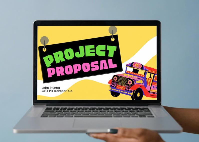 Filipino Jeepney Presentation Template: Canva Project Proposal (digital ...