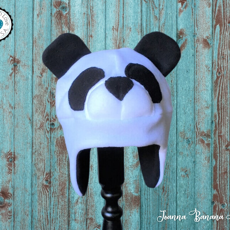 Panda Hat - Etsy