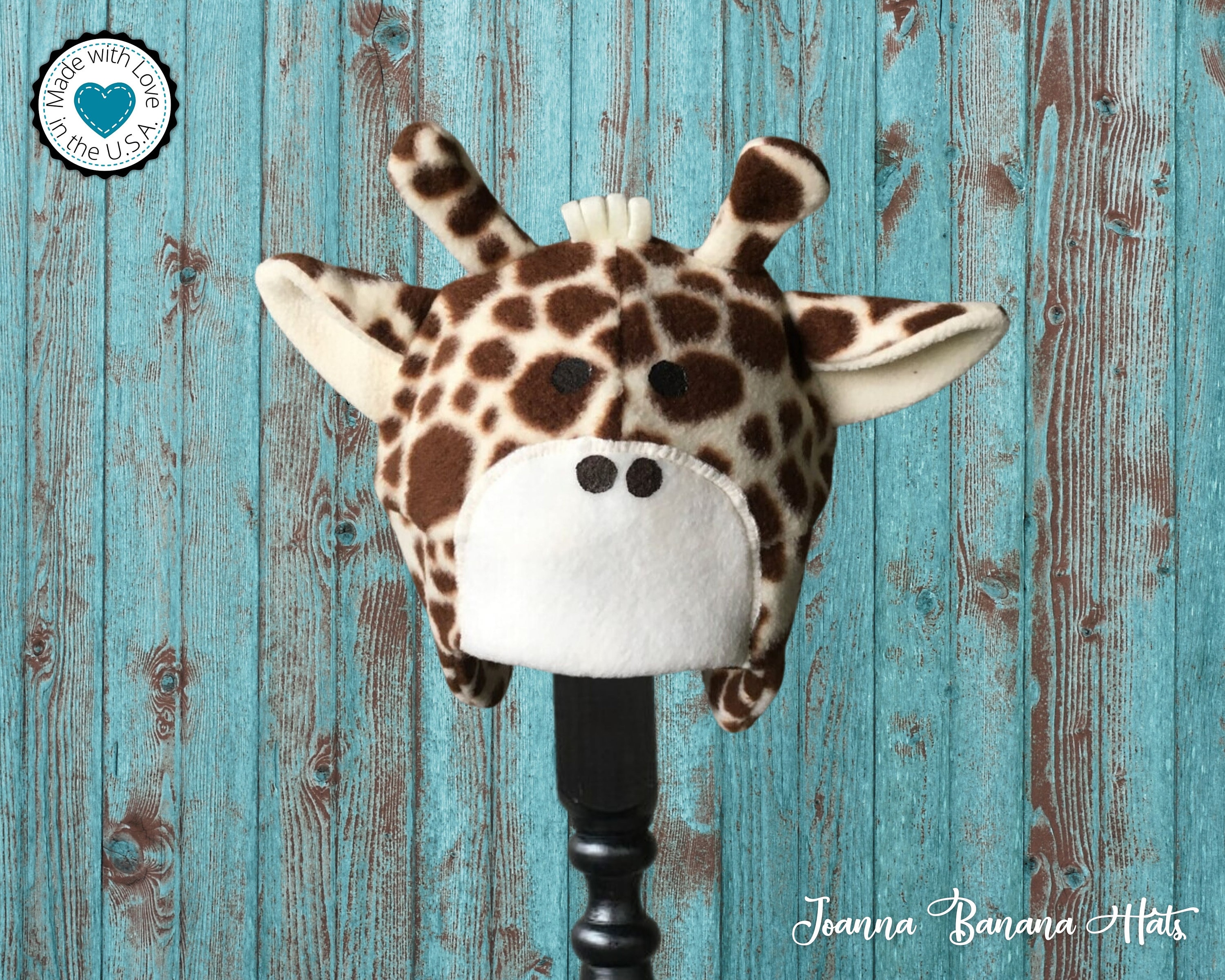 Giraffe Fleece Hat - Etsy