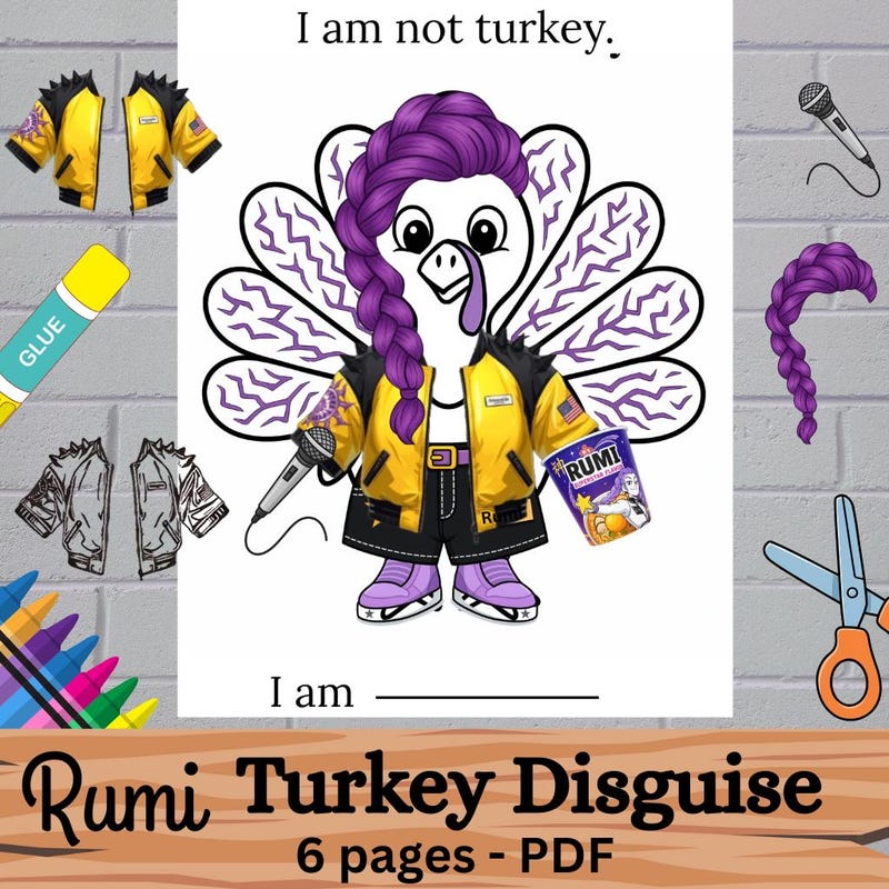 Rumi Turkey Disguise - Etsy