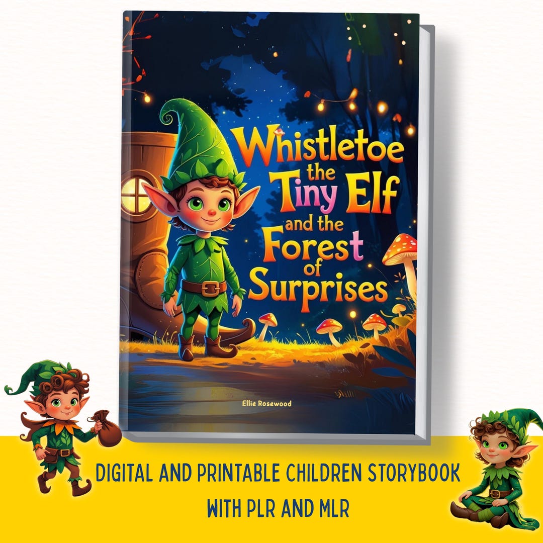 Magical Elf Storybook for Kids Printable Bedtime Story Book for ...