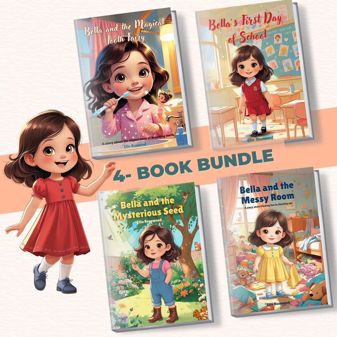 Bedtime Storybook Bundle: Kids' Printable Books (digital Download) - Etsy
