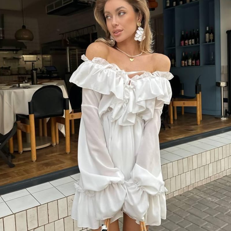 Double High Slit Dress - Etsy