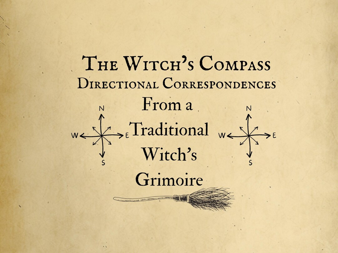 The Witch’s Compass: Directional Correspondences – Witchcraft Grimoire ...