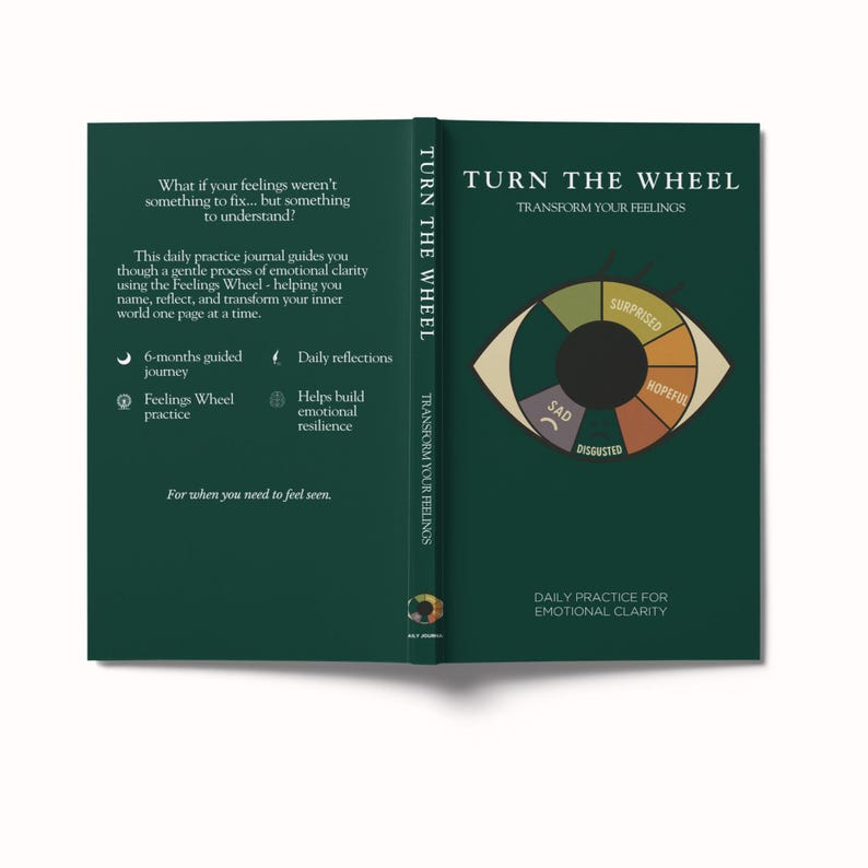 Feeling Wheel Guided Journal: Daily Emotion Diary for Clarity ...