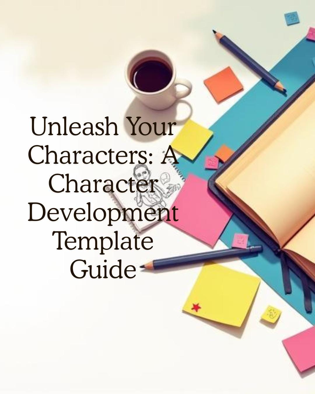 Character Development Template | Character Arc | Author Tools | Canva ...
