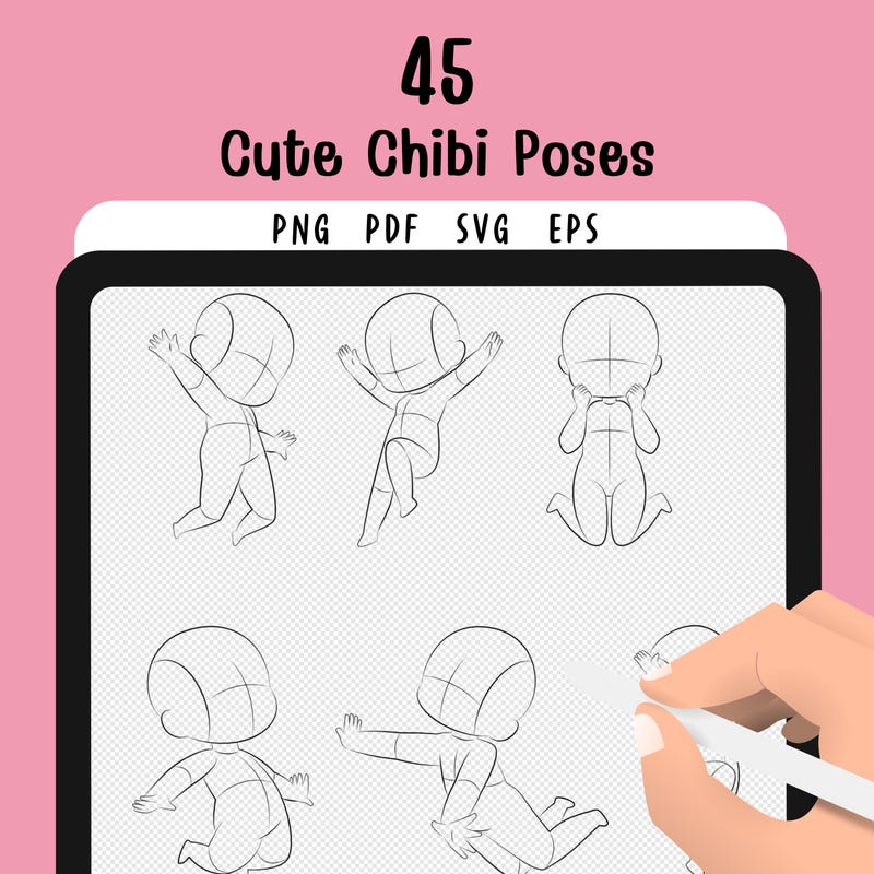 Chibi Body Base Etsy 8658
