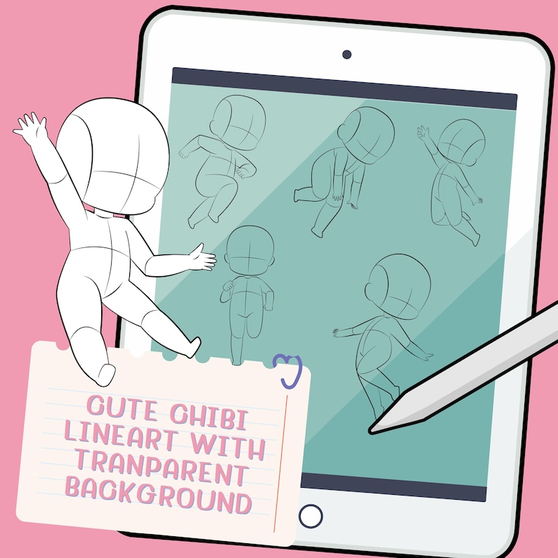 45 Cute Chibi Poses, Chibi Vector Art, Chibi Png, Chibi Pdf, Chibi Svg ...