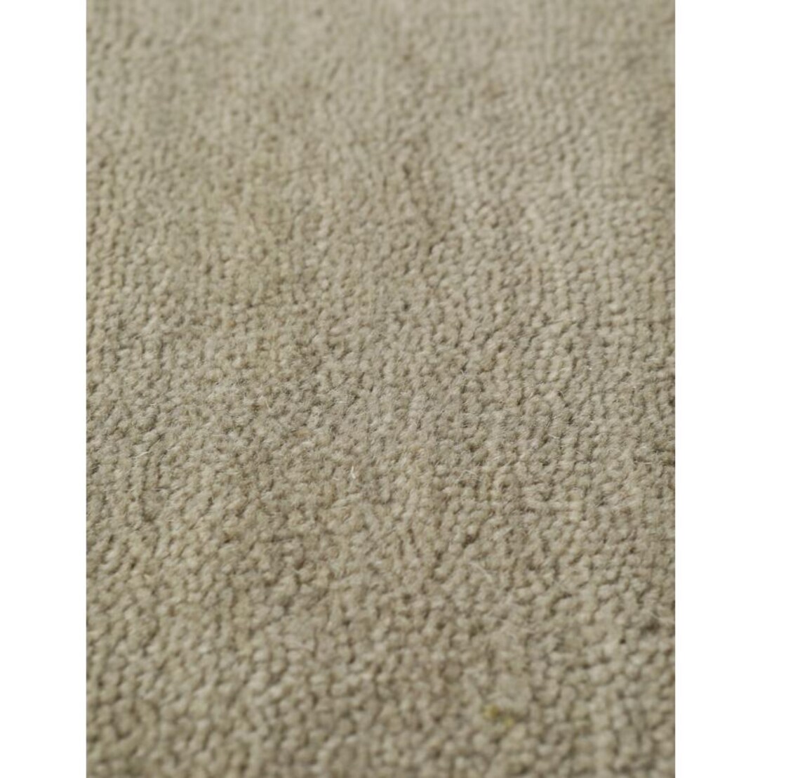 Round Handmade Wool Rugs – Neutral Modern Area Rug for Living Room ...