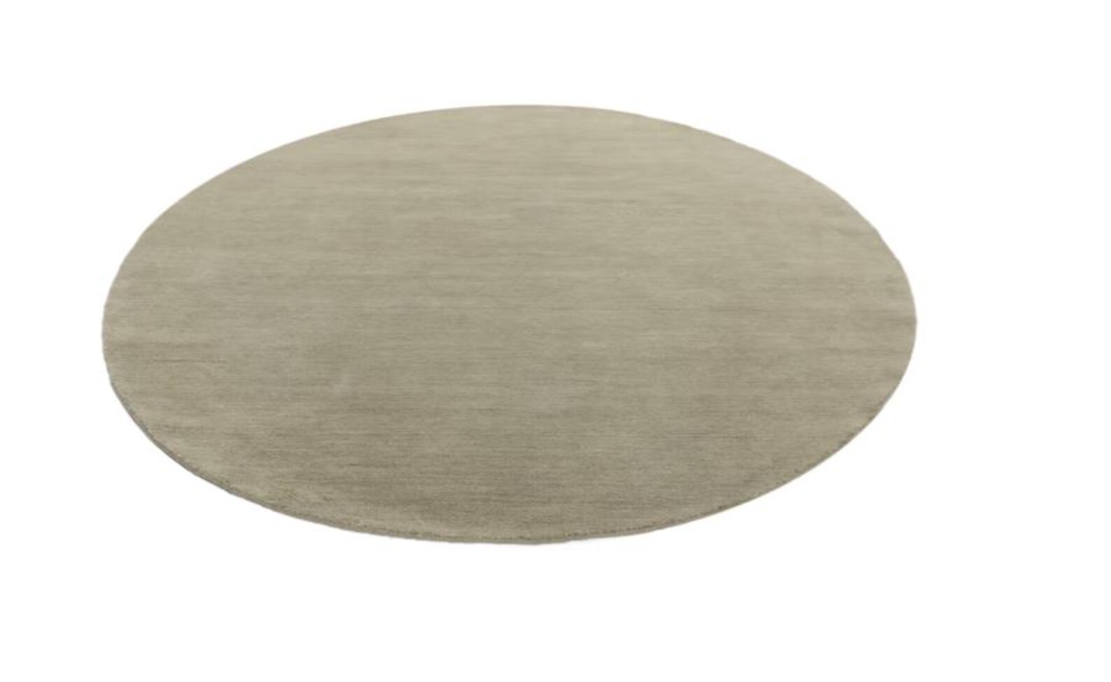 Round Handmade Wool Rugs – Neutral Modern Area Rug for Living Room ...