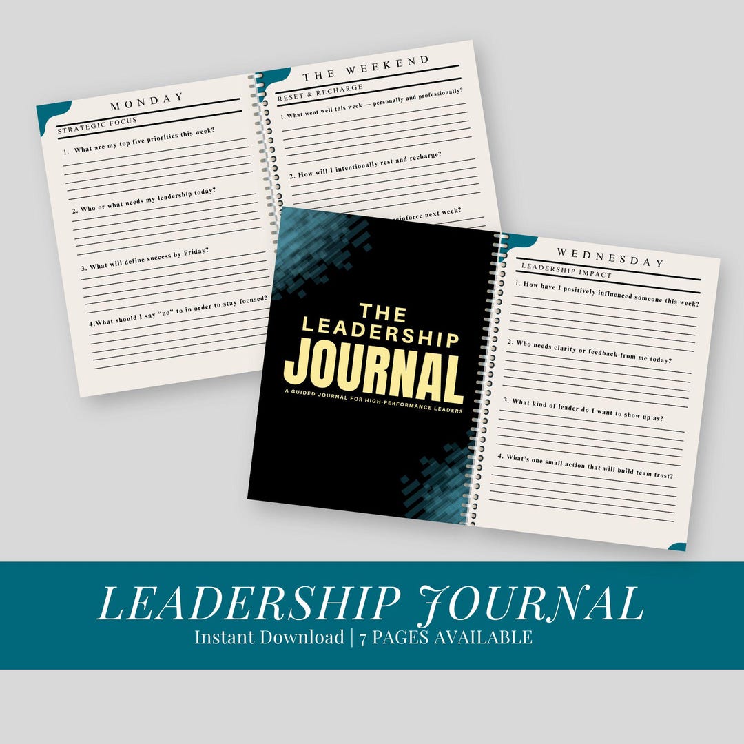 The Leadership Journal - Etsy
