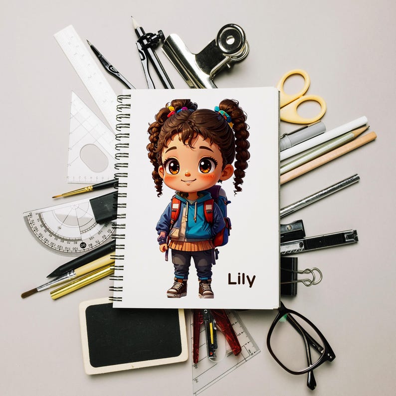 Back to School Clipart Bundle 37 Kawaii Children Illustrations Cute ...