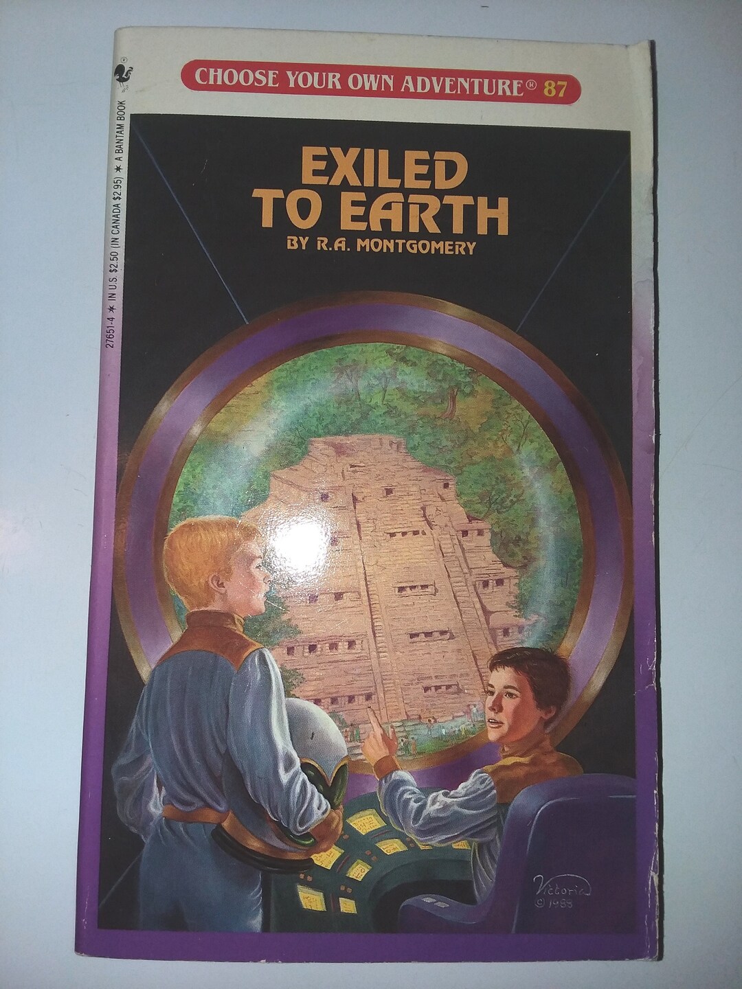 Choose Your Own Adventure #87: Exiled to Earth by R.A. Montgomery ...
