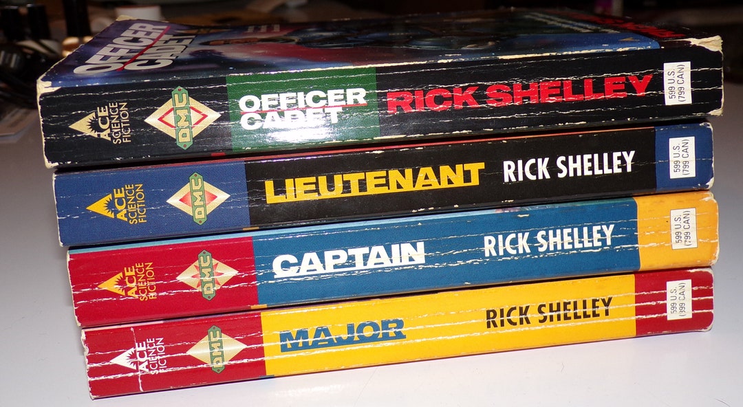 4 Military Science Fiction Novels by Rick Shelley, First Edition ...