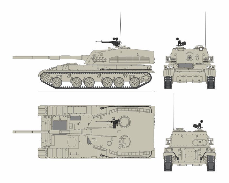 Professional Grade Tank Drawing *PTZ-89 Battle Tank* Military Tank ...