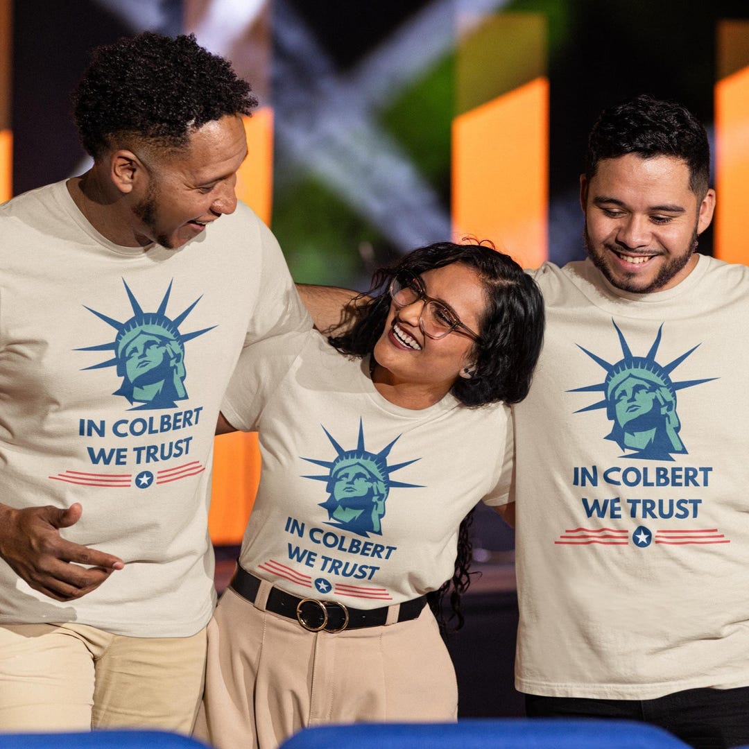 Stephen Colbert - Support Colbert, Bella & Canvas Unisex Jersey Short ...