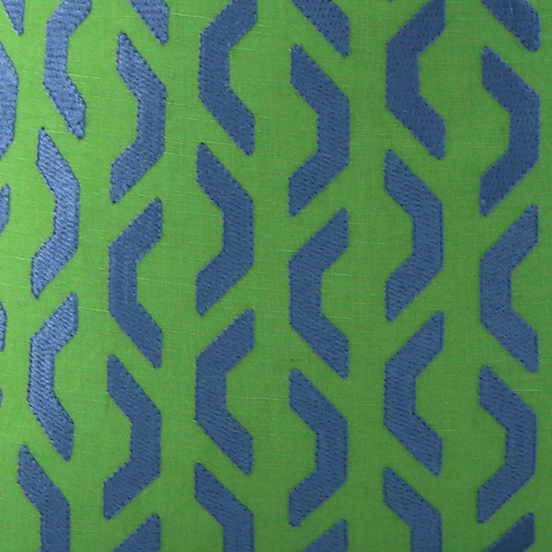 Coronado Embroidery Green | 4x4" Fabric Sample - Etsy