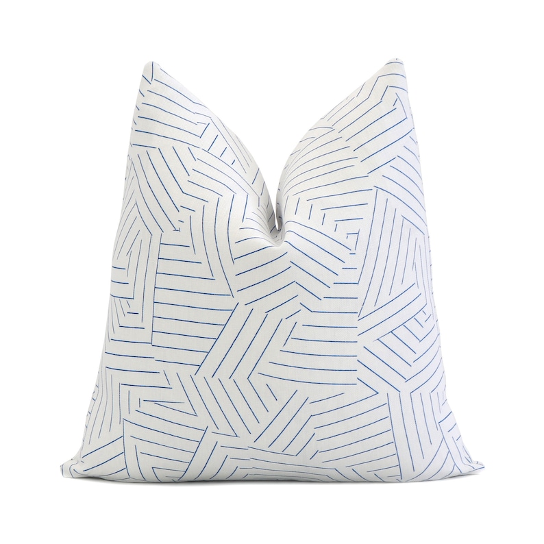 Deconstructed Stripe Cobalt / 4x4" Fabric Sample - Etsy